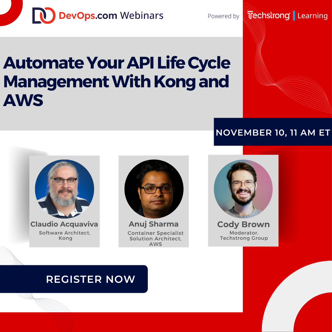 Automate your API lifecycle management with Kong and AWS